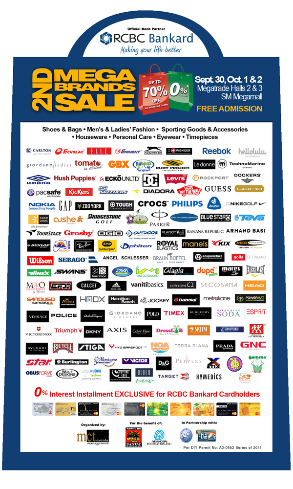 2nd Mega Brands Sale
